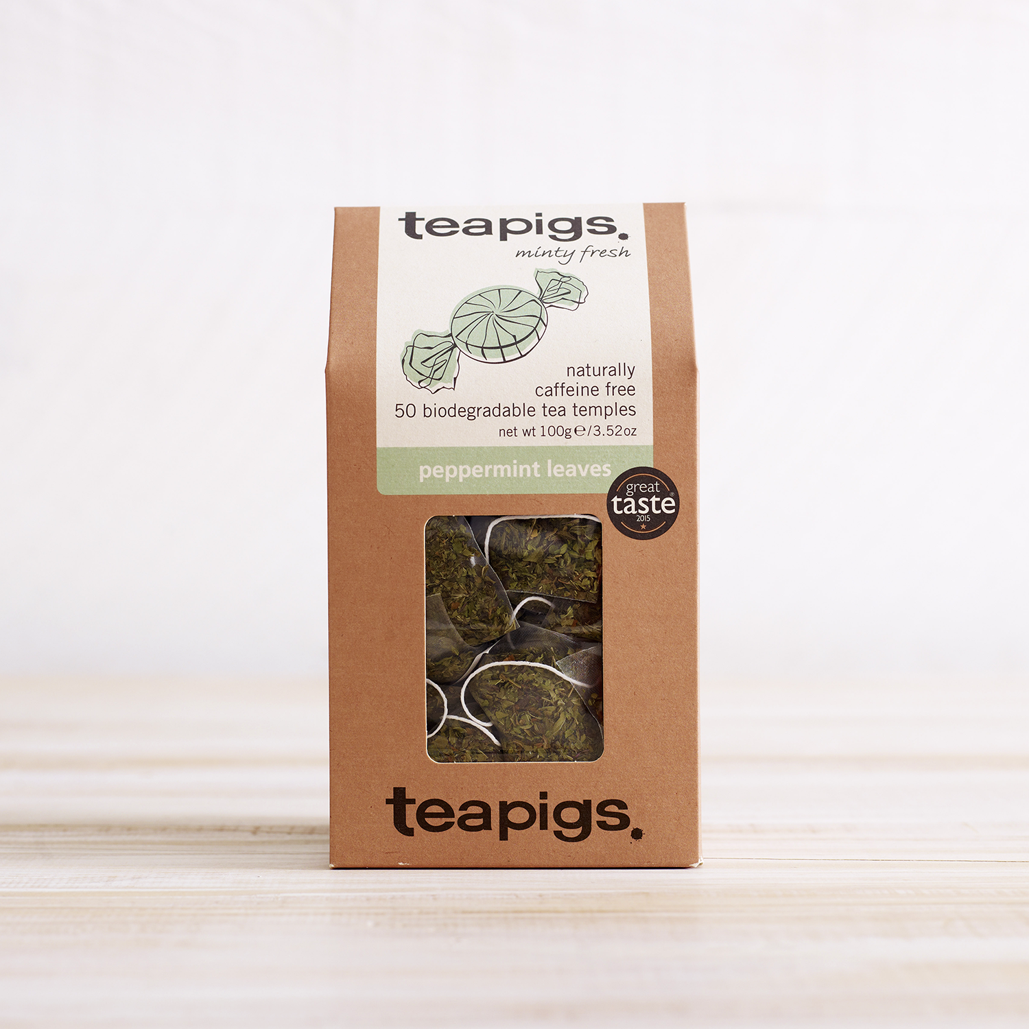 teapigs - Peppermint Leaves - 50 biodegradable bags – DecafCo