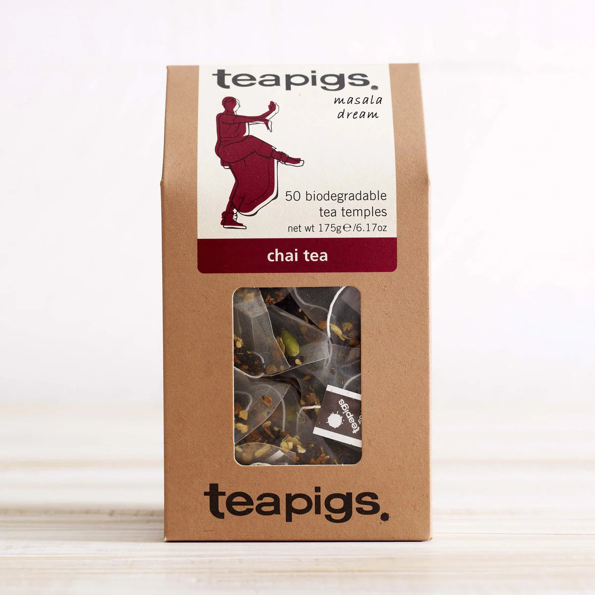 teapigs Chai Tea - Natural, Spicy, Black Tea - 50 biodegradable bags ...